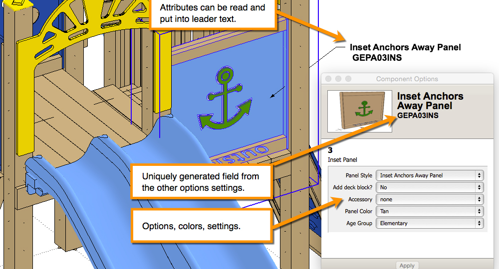 Making A Dynamic Component SketchUp Help Creating Dynamic Components