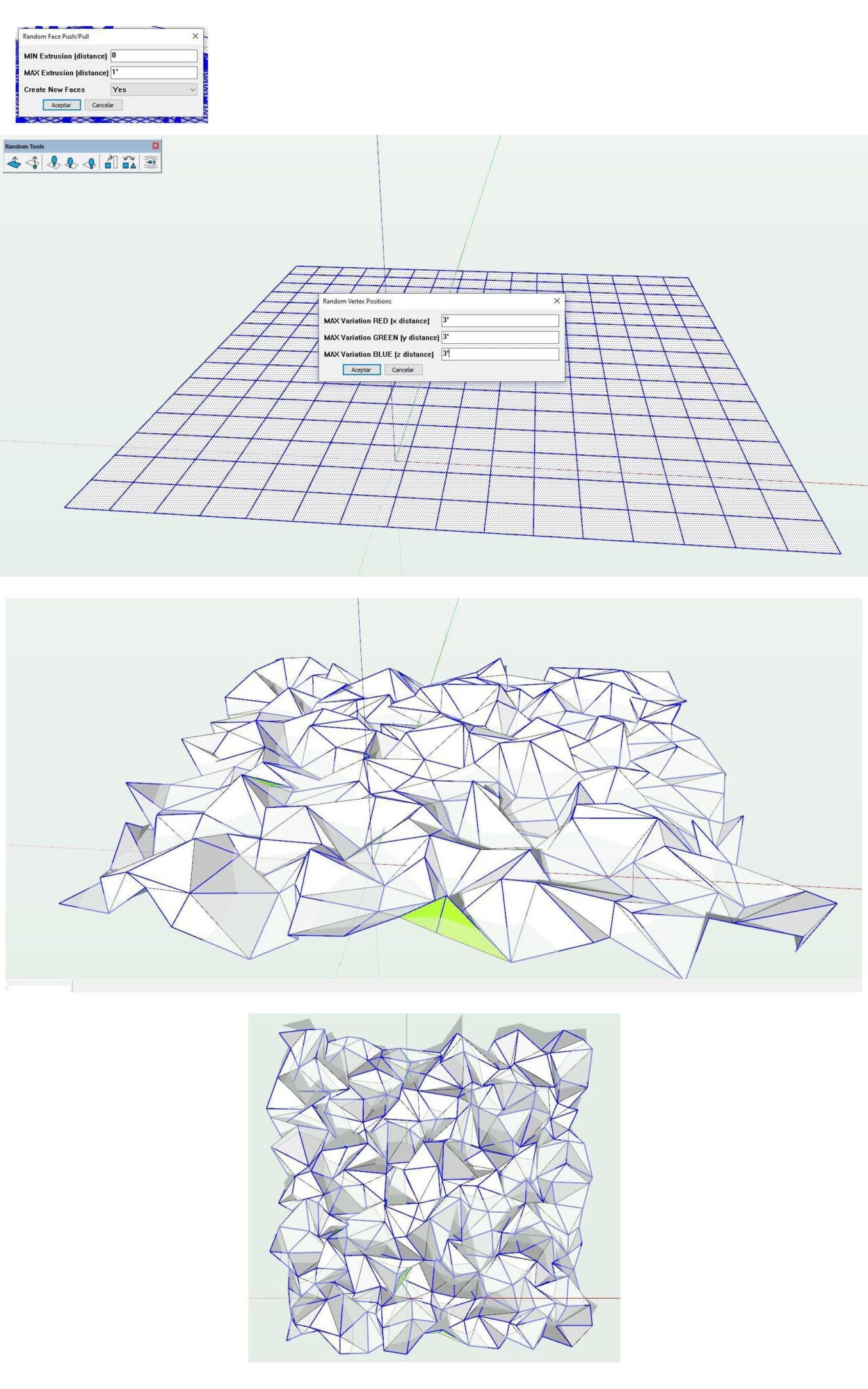 Plugin "Random Tools" Gratis - Sketchup-ur-space